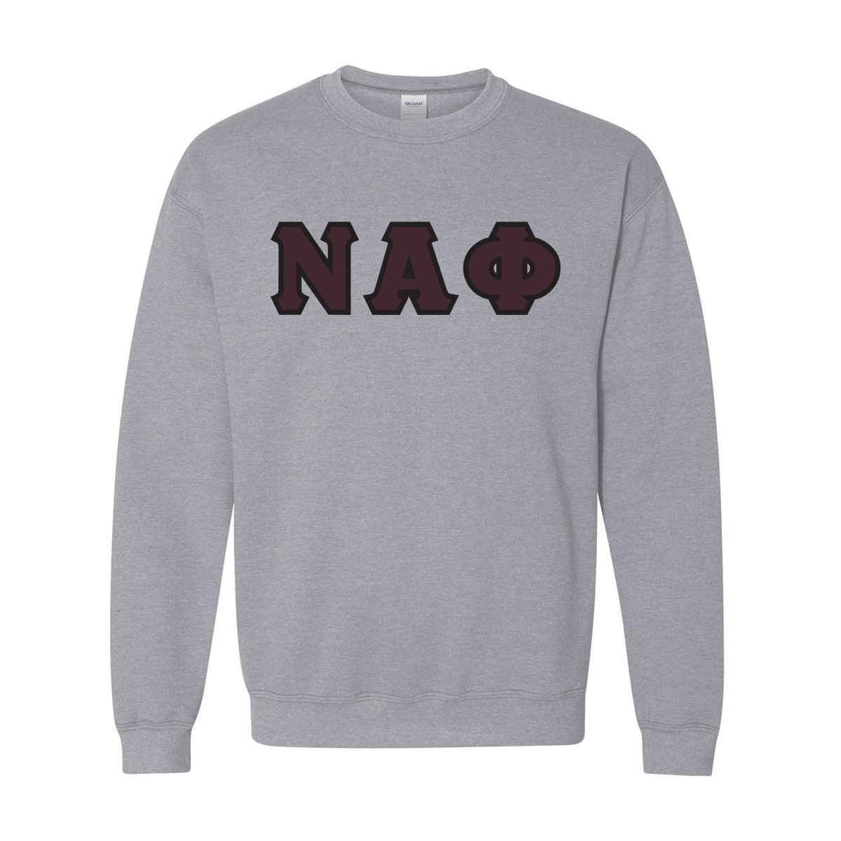 Nu Alpha Phi - Standard Crewneck (Maroon on Black)– MKC Threads