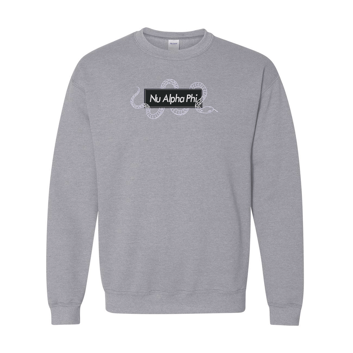 Nu Alpha Phi - Snake Box Logo Crewneck (Black Box w/ White Text)– MKC ...
